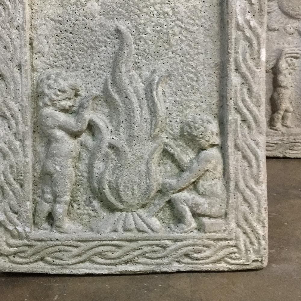 Pair of Antique Cast Stone Italian Planter Boxes at 1stDibs | stone ...