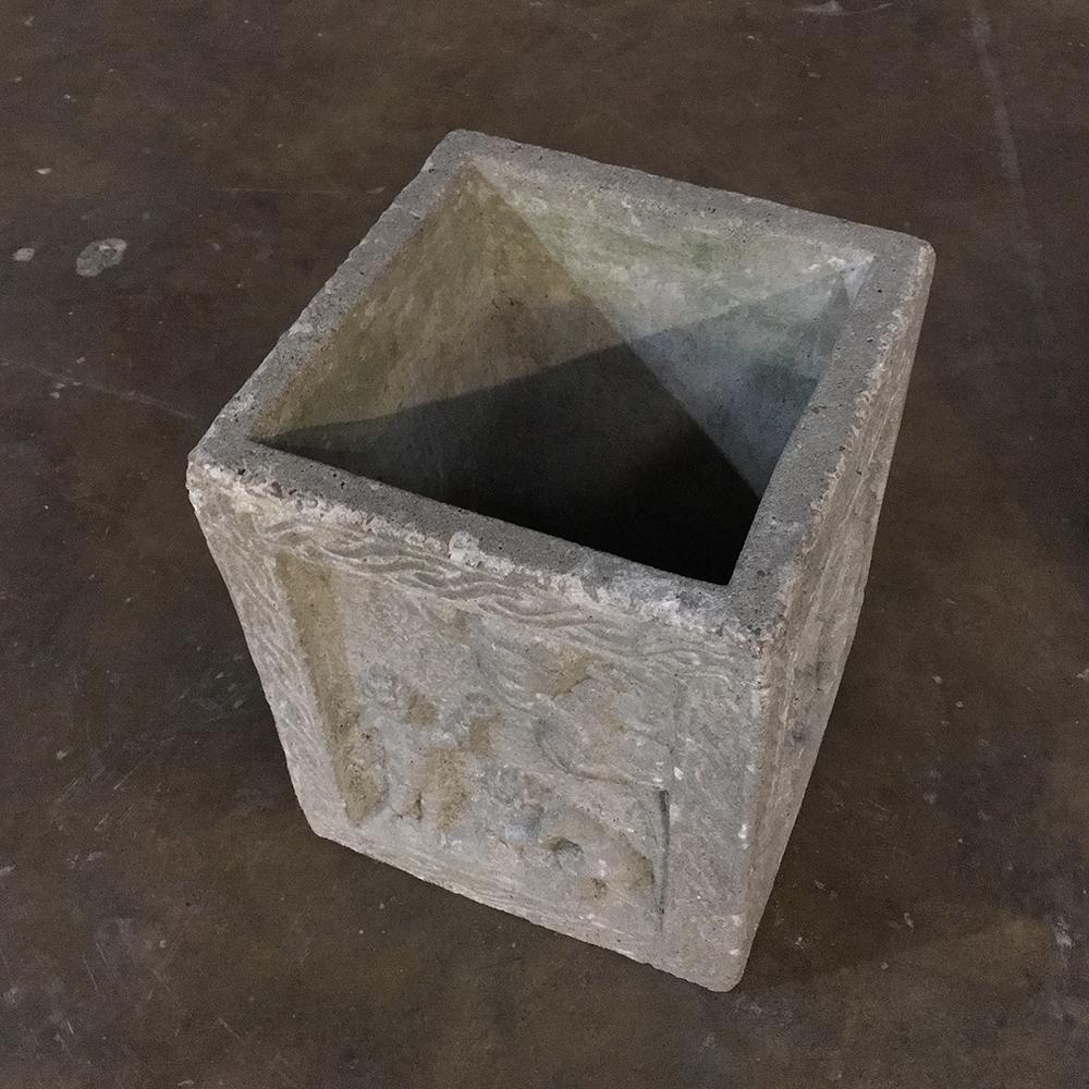 Pair of Antique Cast Stone Italian Planter Boxes at 1stDibs | stone ...