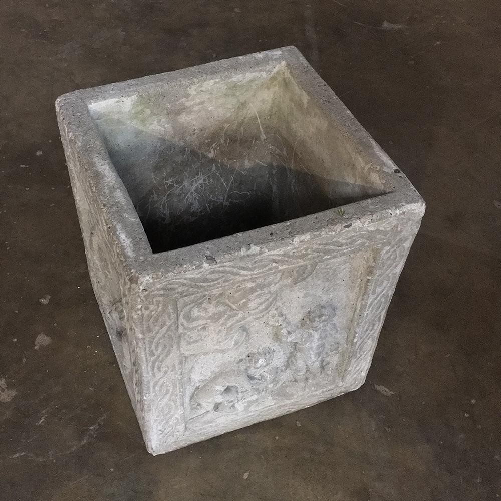 Pair of Antique Cast Stone Italian Planter Boxes at 1stDibs | stone ...
