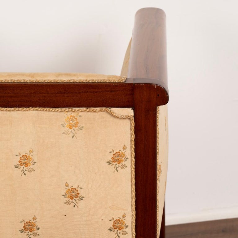 Pair, Antique Charles X Style Mahogany Arm Chairs, France circa 1940 ...