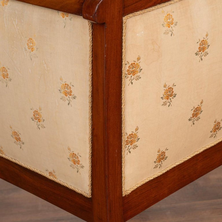 Pair, Antique Charles X Style Mahogany Arm Chairs, France circa 1940 ...