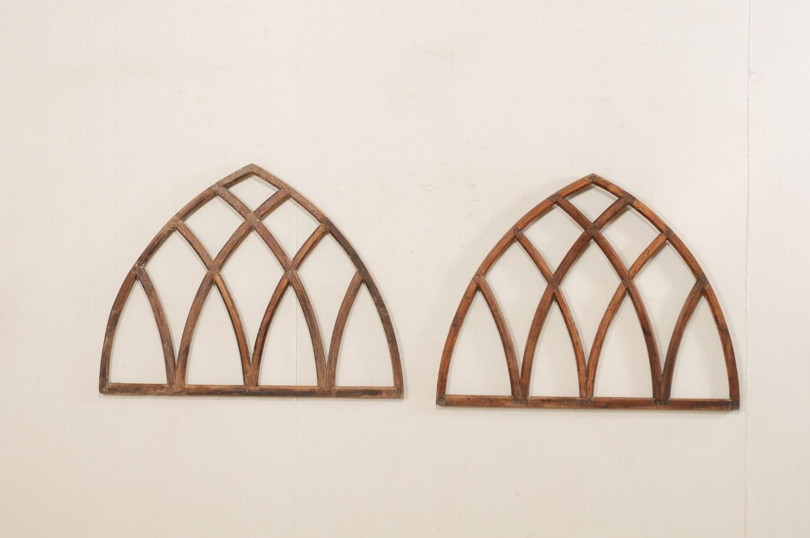 Pair of Antique English Gothic Arch Window Frames at 1stDibs | gothic ...