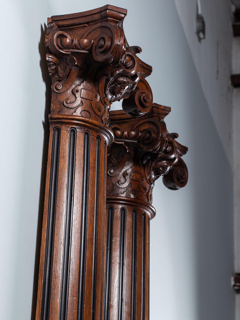 Pair of Antique French Architectural Henri II Columns, circa 1860 For ...
