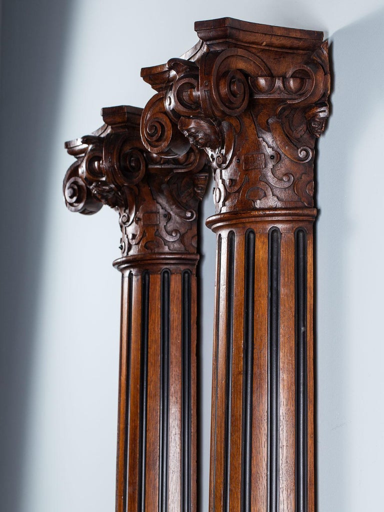 Pair of Antique French Architectural Henri II Columns, circa 1860 For ...
