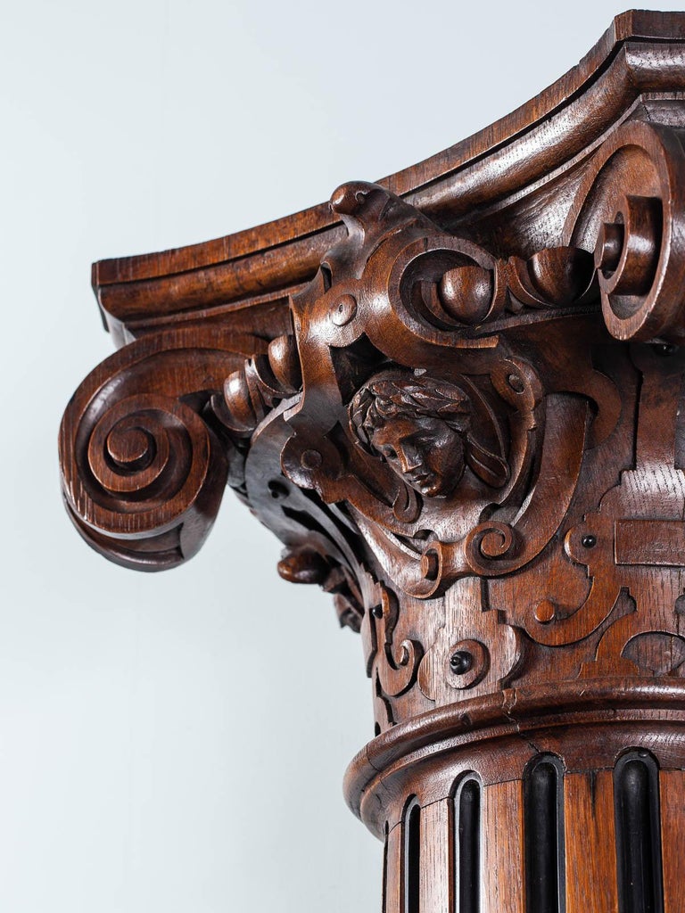 Pair of Antique French Architectural Henri II Columns, circa 1860 For ...