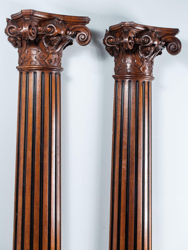 Pair of Antique French Architectural Henri II Columns, circa 1860 For ...