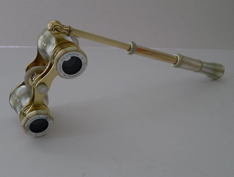 Pair Antique French Mother of Pearl Opera Glasses c.1910 - Lorgnette ...