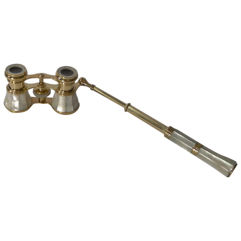 Pair of Antique French Opera Glasses by Colmont, Paris at 1stDibs