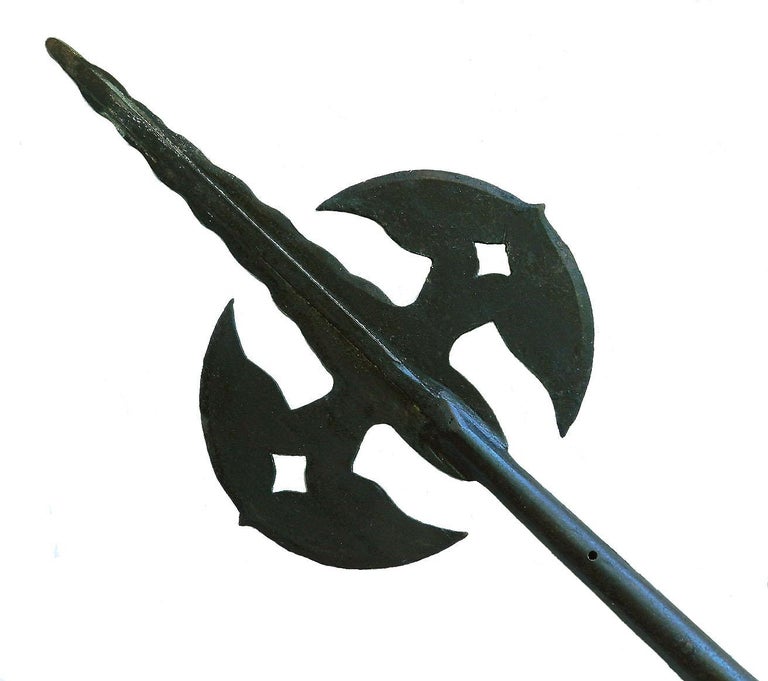 Pair of Antique Halberds Spears English Medieval Renaissance Wall ...