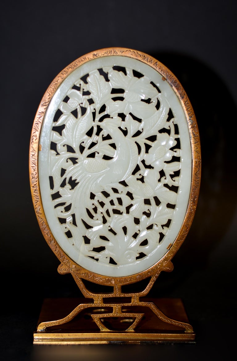 Pair Antique White Nephrite Jade Bookends For Sale at 1stDibs