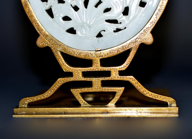 Pair Antique White Nephrite Jade Bookends For Sale at 1stDibs