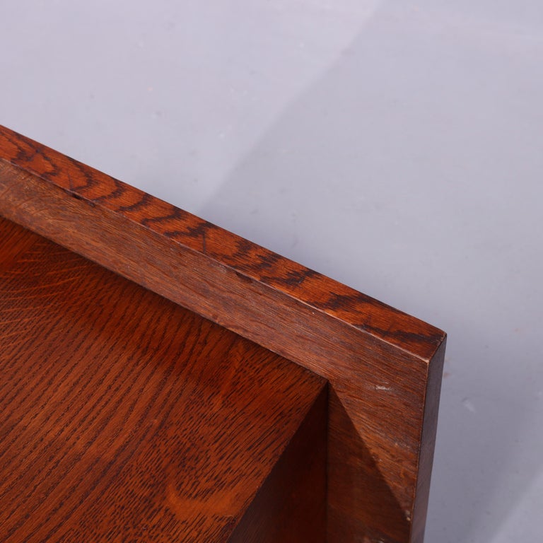 Pair of Arts and Crafts Mission Oak Tabouret Stands, Roycroft by ...