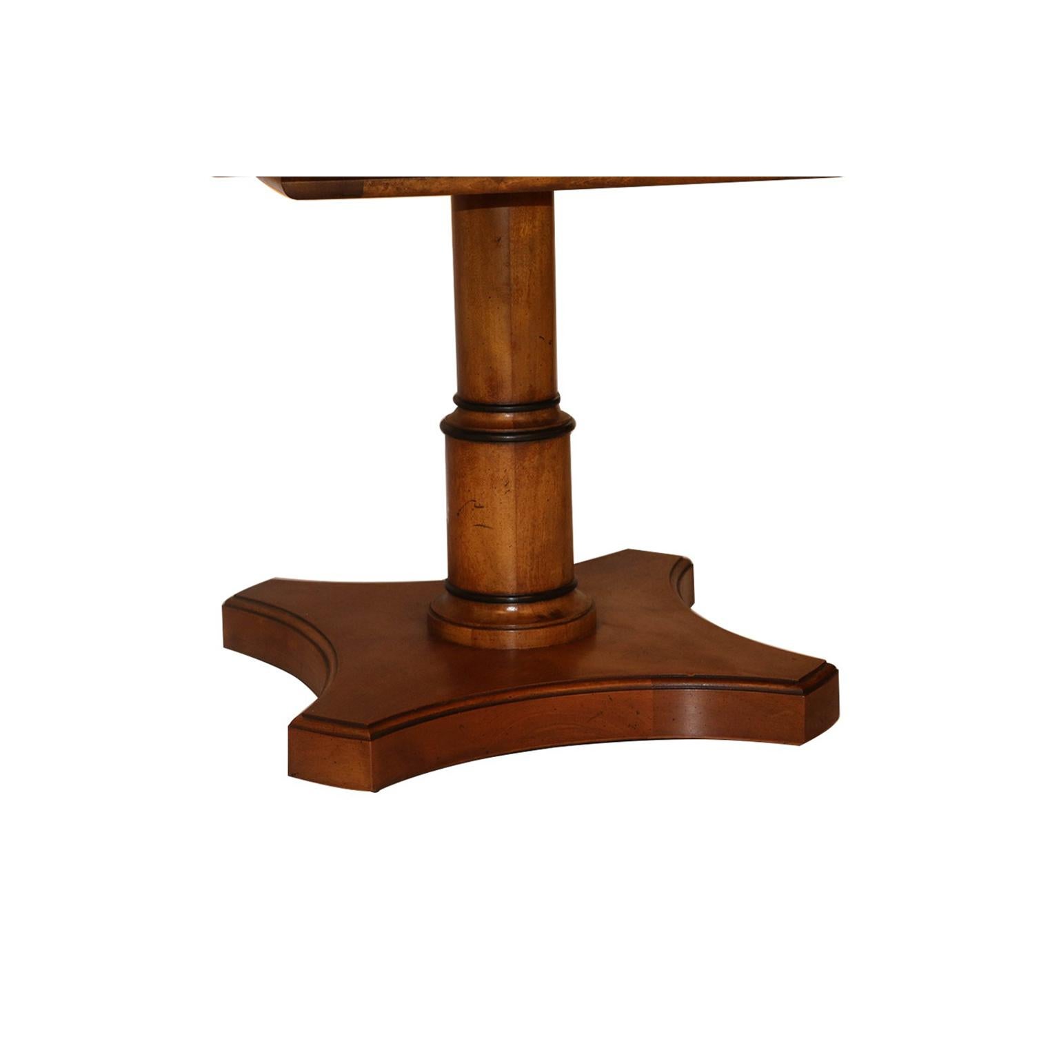Pair of Baker Furniture Marble Walnut Side Tables For Sale at 1stDibs ...