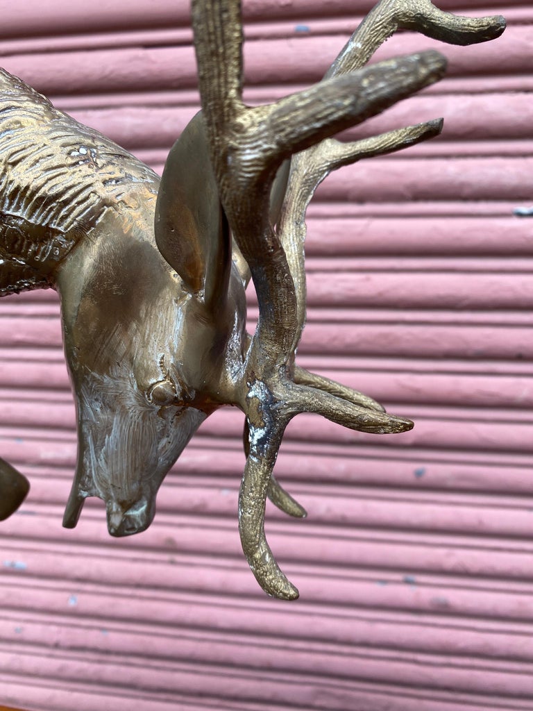Pair Brass Charging Rams For Sale at 1stDibs