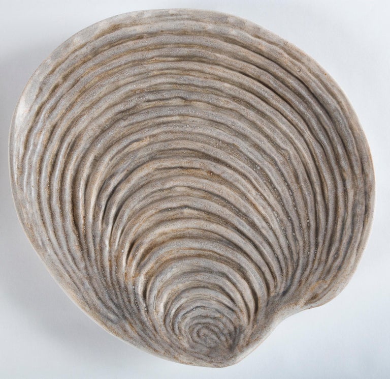 Pair of Ceramic Oyster Shell Plates, Marcel Guillot, France, circa ...