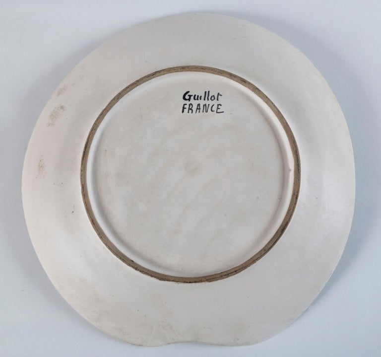 Pair of Ceramic Oyster Shell Plates, Marcel Guillot, France, circa ...