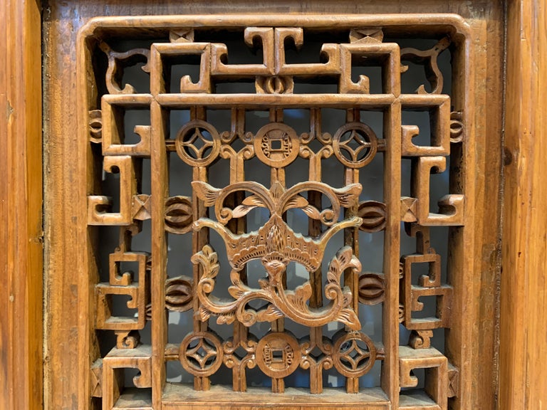 Chinese Carved and Pierced Window Panels, Qing Dynasty, Early 20th ...