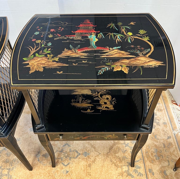 Pair Chinoiserie Tables at 1stDibs