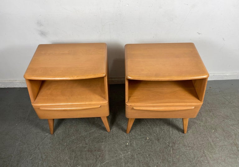 Pair Classic Mid-Century Modern Night Stands 'Encore" by Heywood ...