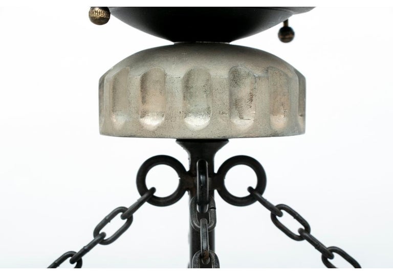 Pair Contemporary Paint Decorated Fixtures For Sale at 1stDibs