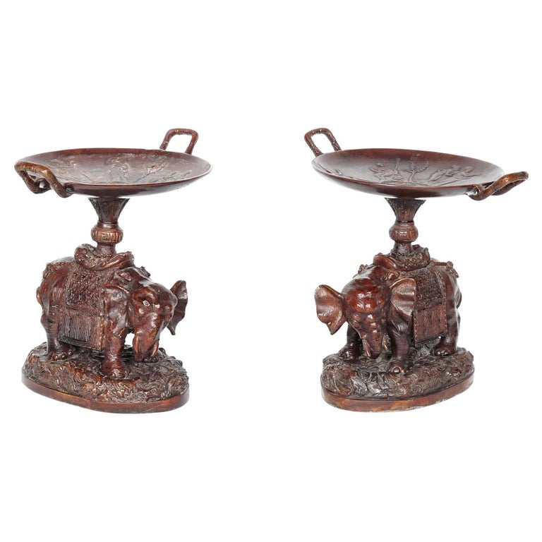pair-elephant-form-patinated-bronze-tazzas-for-sale-at-1stdibs