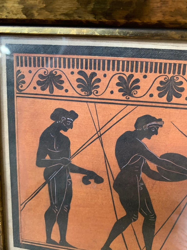 English Neoclassical Greco-Roman Engravings, Style of Sir William ...