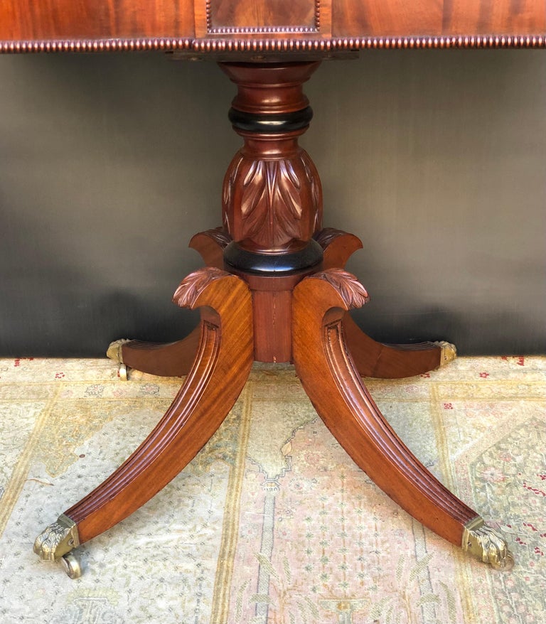 Pair English Regency Mahogany Card Tables / Tea Table, 19th Century For ...
