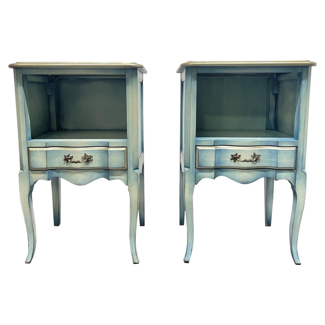 Antique French Louis XVI Style Bedroom Nightstand in original Paint at ...