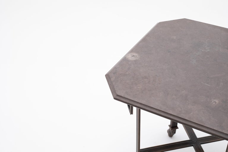 Pair French Louis XVI Style Bronzed Hoof Tables For Sale at 1stDibs