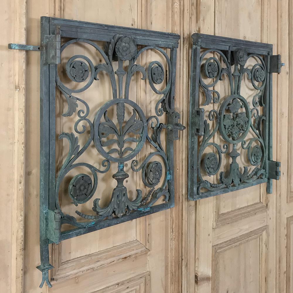 Pair of Gates, 19th Century Bronze for Communion Rail at 1stDibs