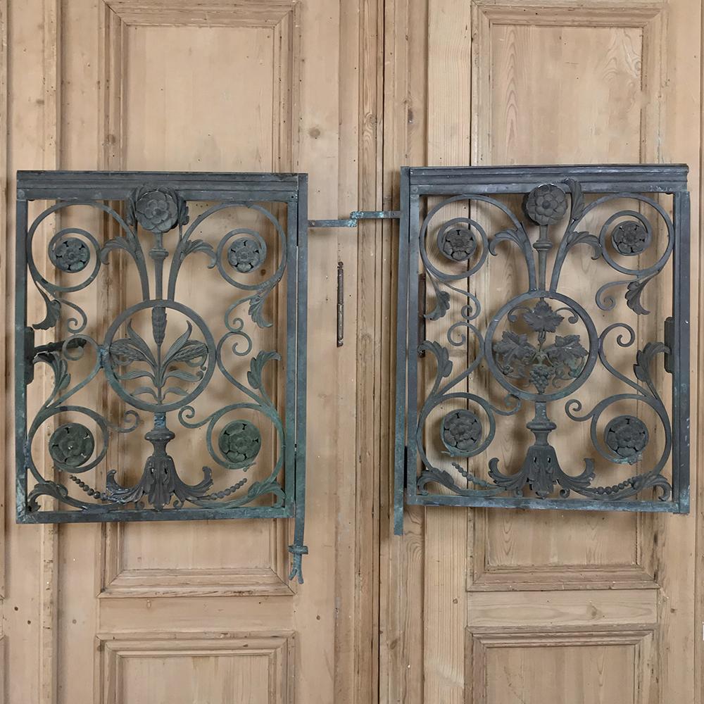 Pair of Gates, 19th Century Bronze for Communion Rail at 1stDibs