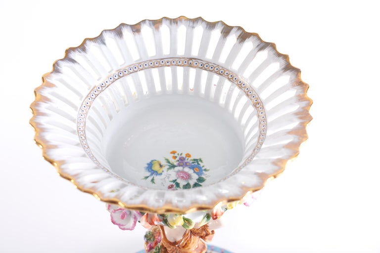 Pair Gilt Gold / Glazed Porcelain Decorative Pieces For Sale at 1stDibs