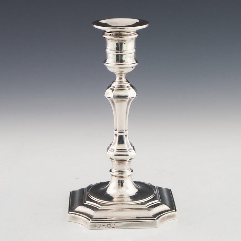 Pair Goldsmiths and Silversmiths Company Candlesticks London, 1910 For ...