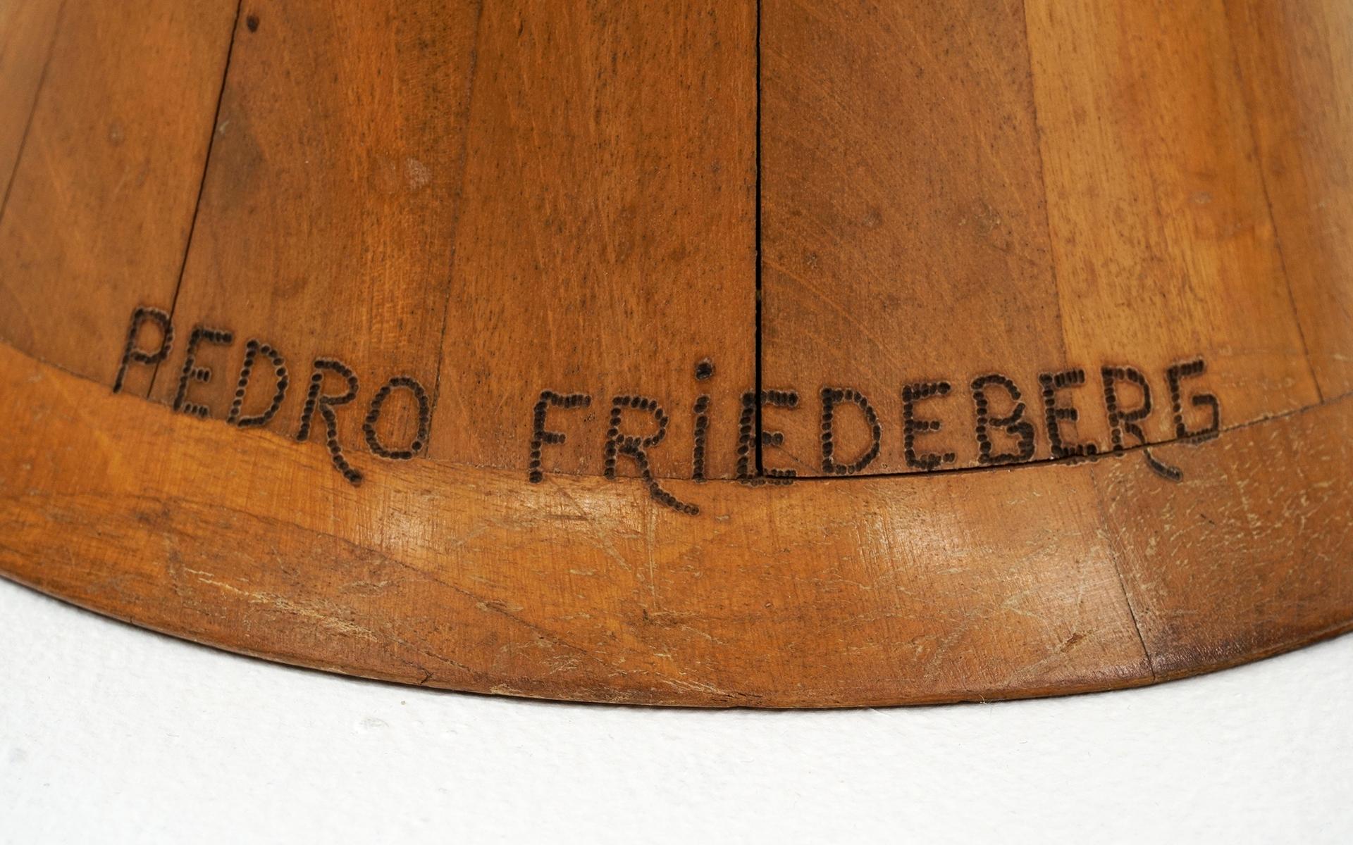 Pair Hand Chairs by Pedro Friedeberg, Solid Walnut, 1960's, Signed at ...