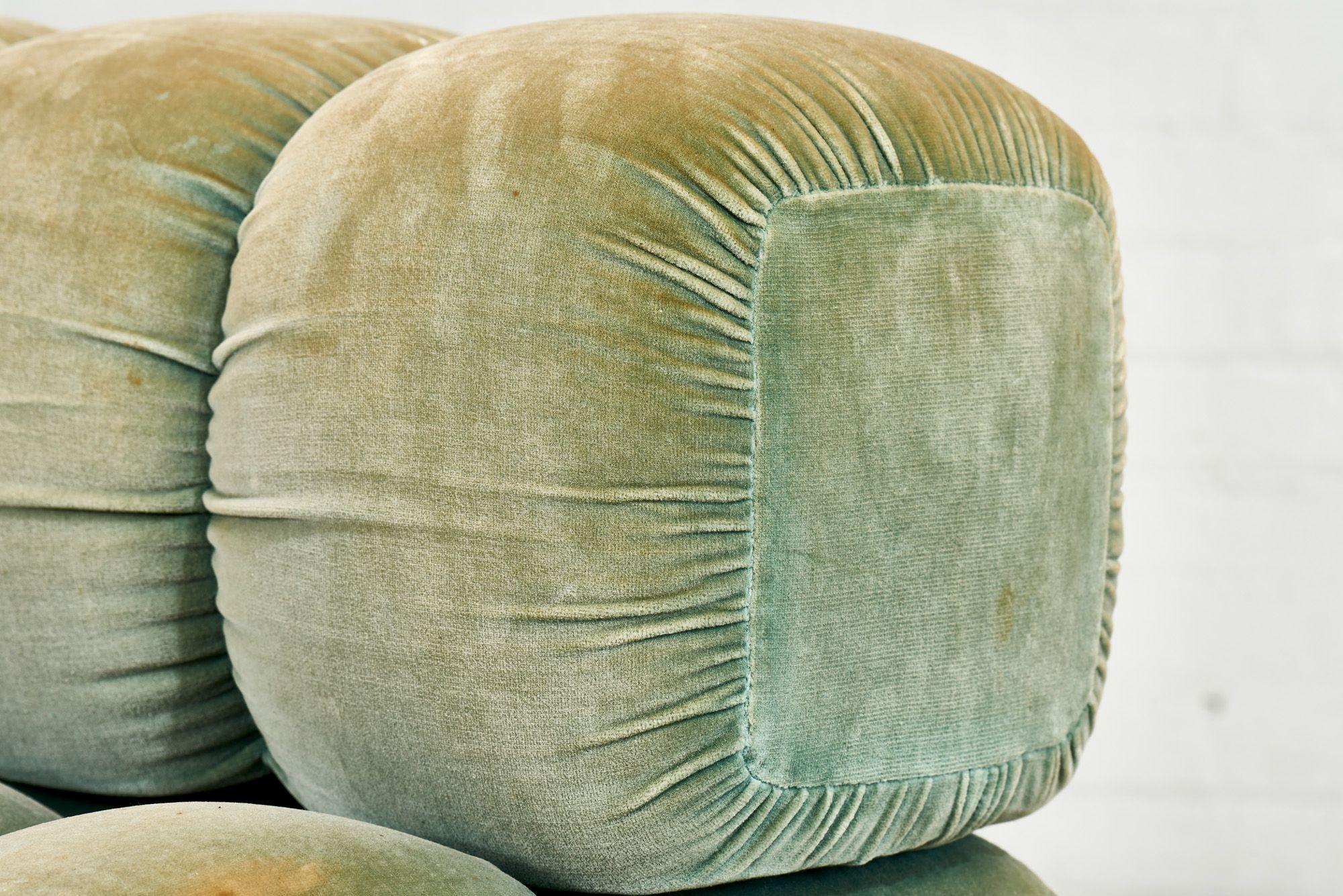 Pair Harvey Probber “Tufto” Lounge Chairs Walnut Plinth Base, 1960 at ...