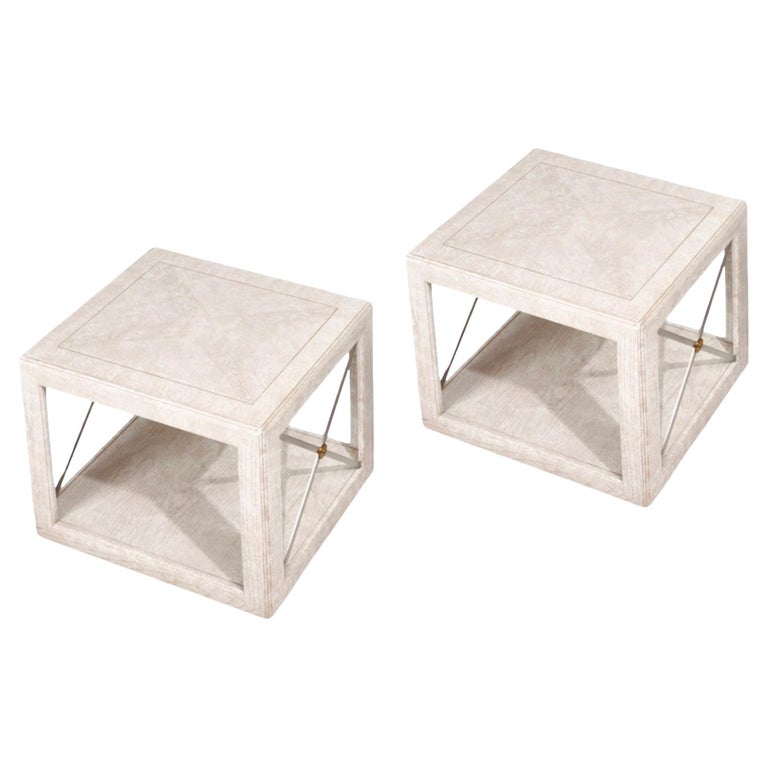 Pair Henredon Side/End Tables, 1980 For Sale at 1stDibs