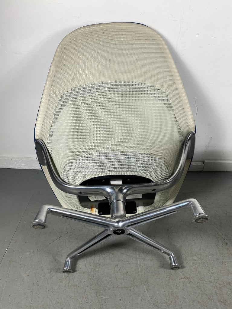 Pair High Back Modernist Swivel Lounge Chairs, " Coaleese" for ...