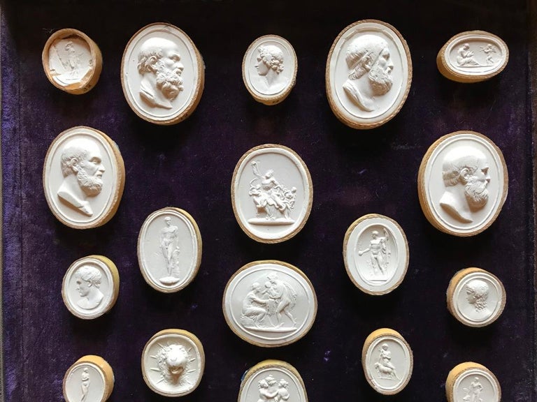 Pair of Italian Neoclassical Grand Tour Plaster Intaglios at 1stDibs ...