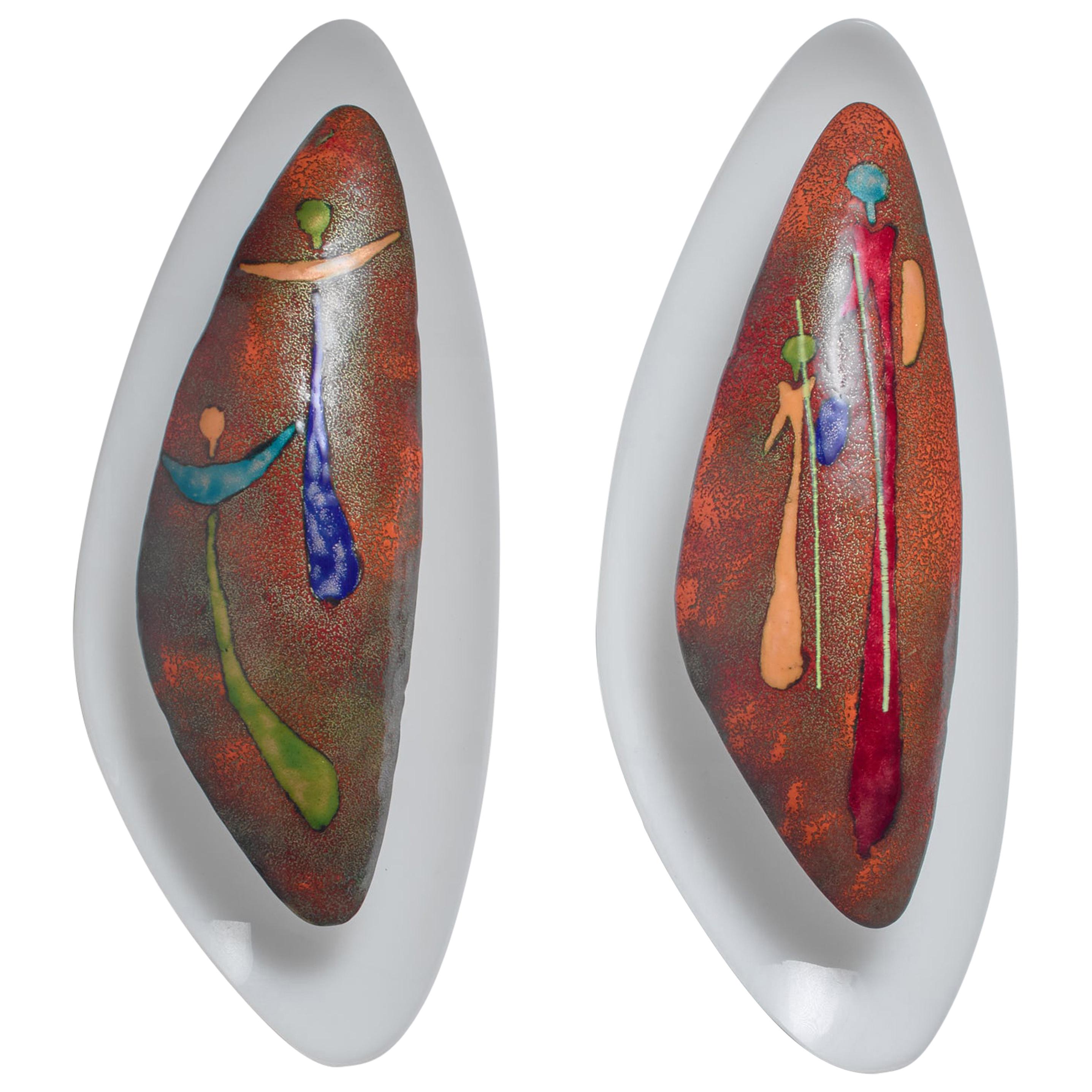 Pair Of Italian Silver Gilt Wall Appliques at 1stDibs