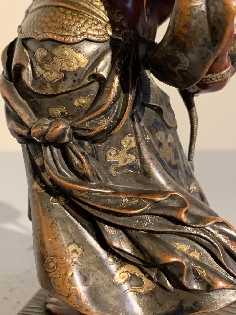 Pair of Japanese Cast Bronze Figures of Niō, Meiji Period, Late 19th ...