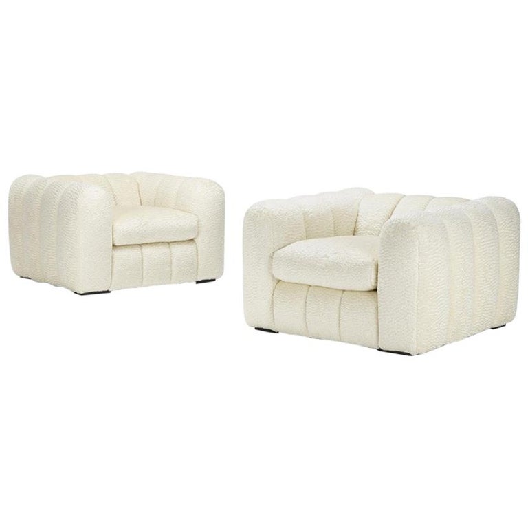 Pair Jay Spectre Lounge Chairs For Sale at 1stDibs