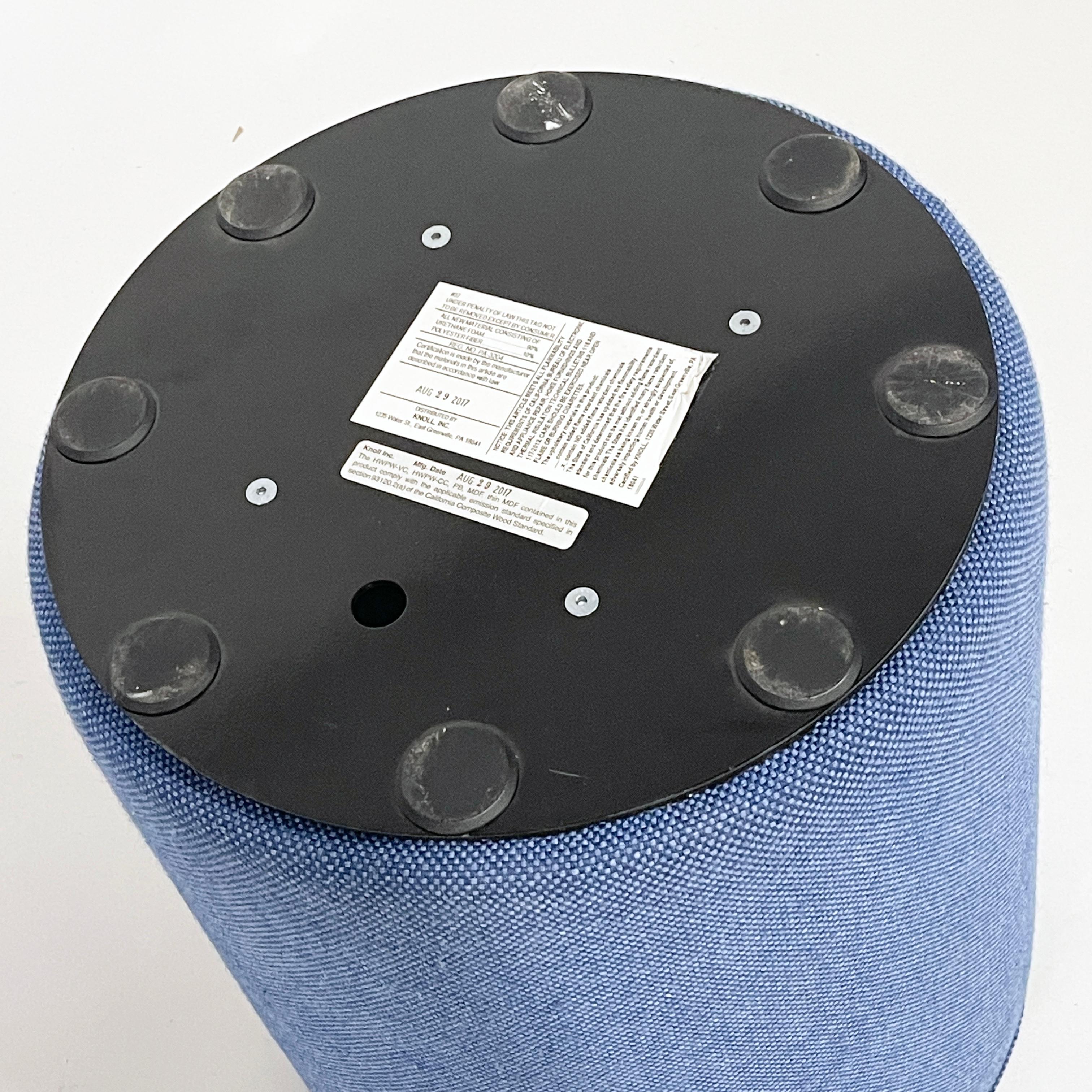 Pair KNOLL Unscripted Upholstered Swivel Stools Seat Cylinder by David ...