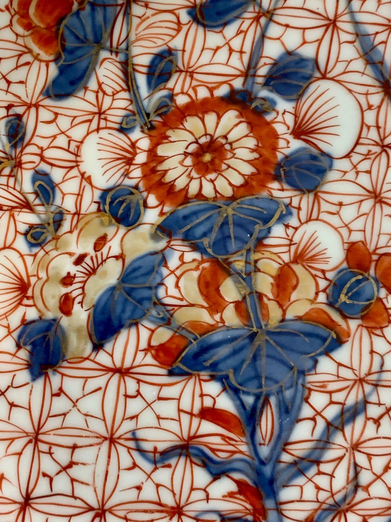 Pair Large Chinese Imari Porcelain Dishes Hand-Painted, Circa 1760 at ...