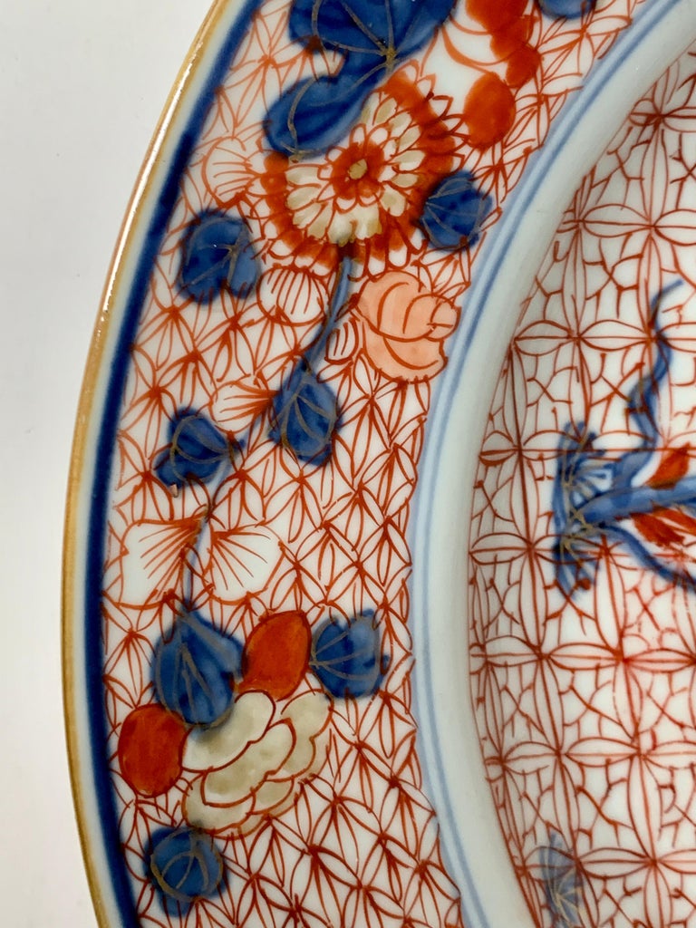 Pair Large Chinese Imari Porcelain Dishes Hand-Painted, Circa 1760 at ...