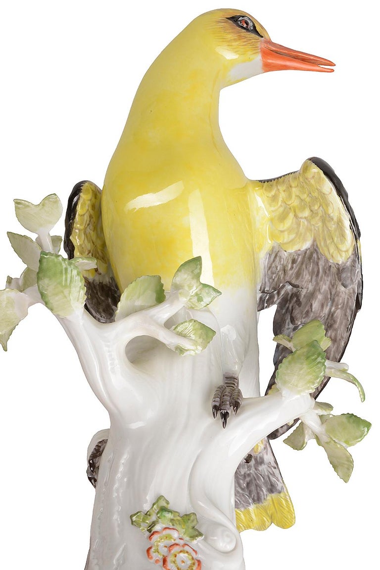 Pair of Late 19th Century Meissen Oriel Birds at 1stDibs | meissen birds