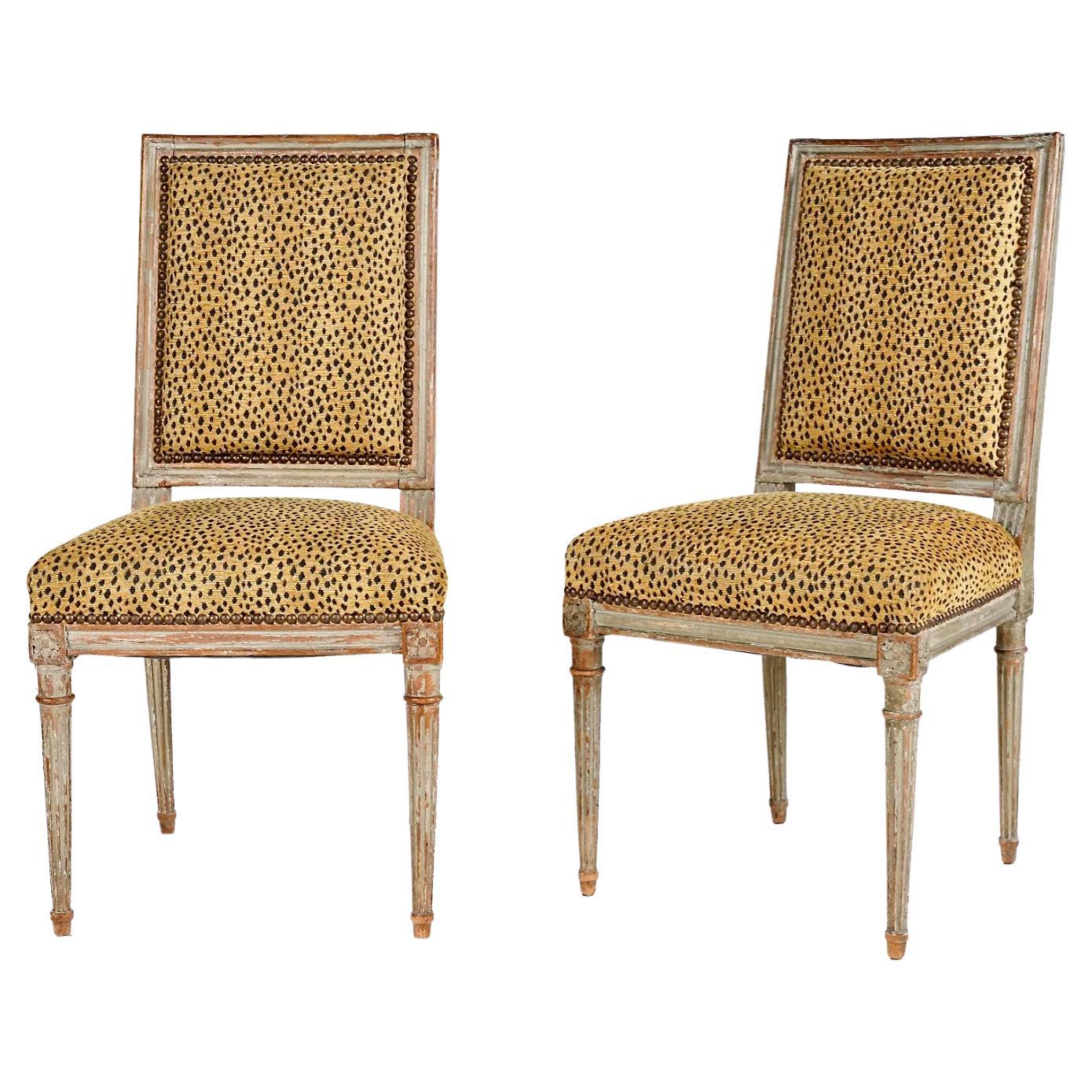 Pair of Louis XVI Chairs at 1stDibs