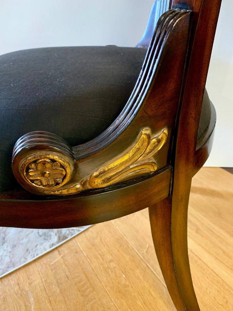 Pair of Maitland Smith Neoclassical Chairs at 1stDibs