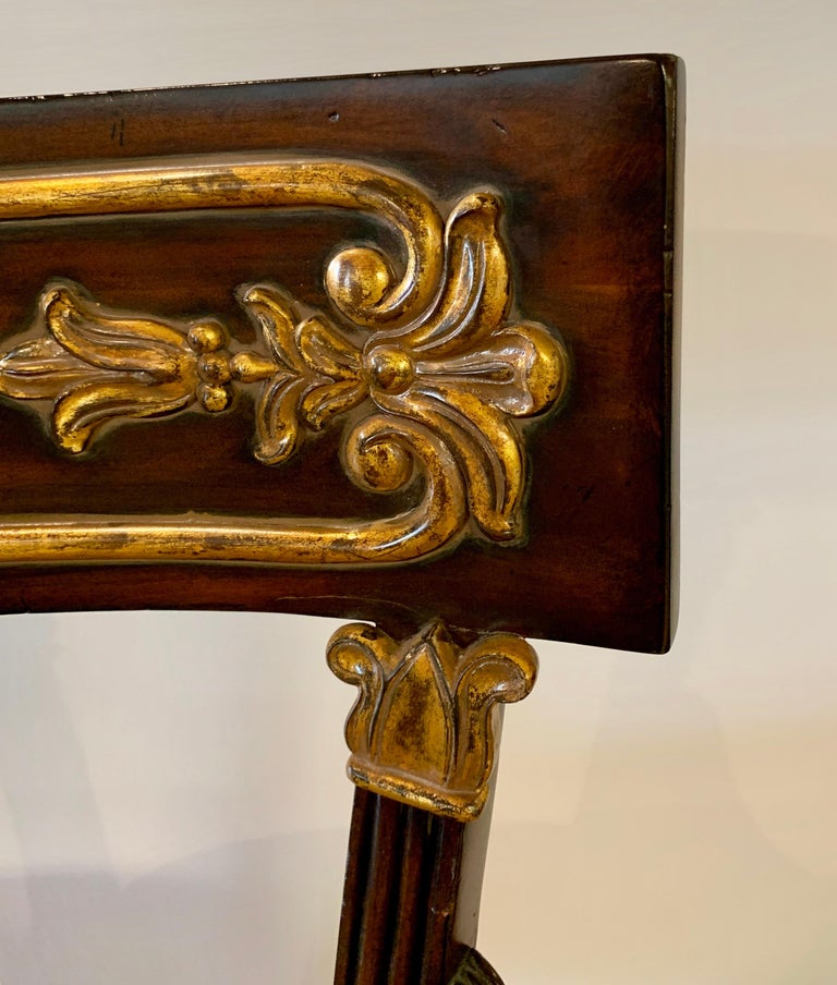 Pair of Maitland Smith Neoclassical Chairs at 1stDibs
