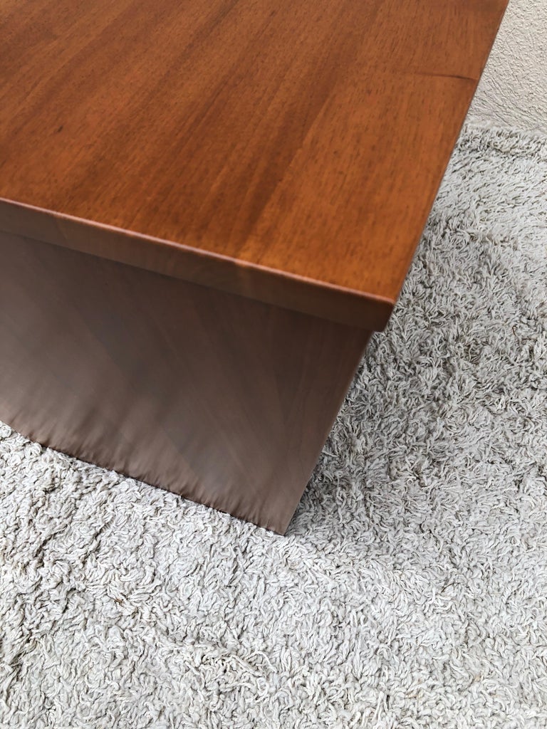 Pair of Midcentury End Table/ Cube Boxes with Storage Interiors For ...