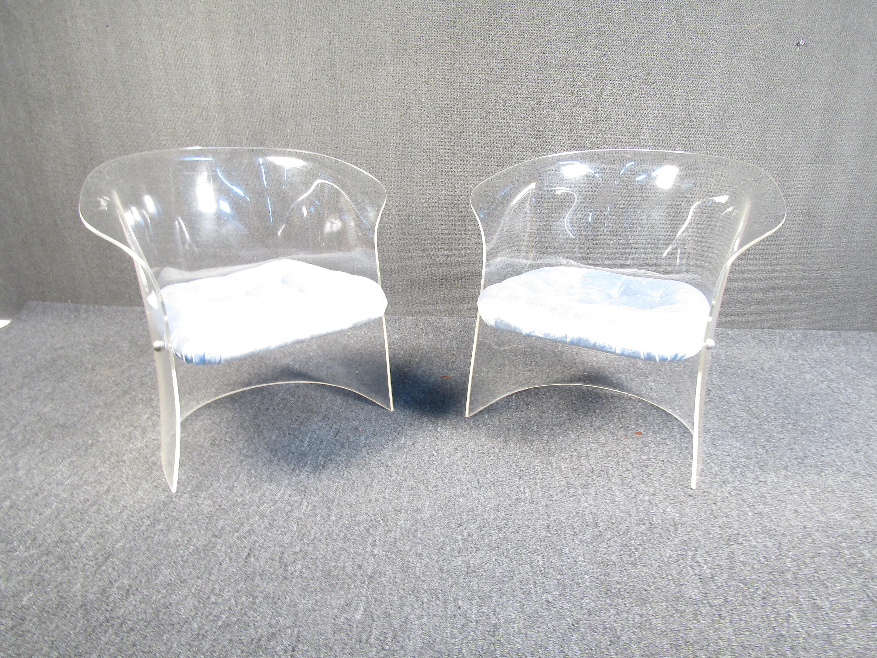 Pair of Midcentury Lucite Armchairs For Sale at 1stDibs | lucite lounge ...